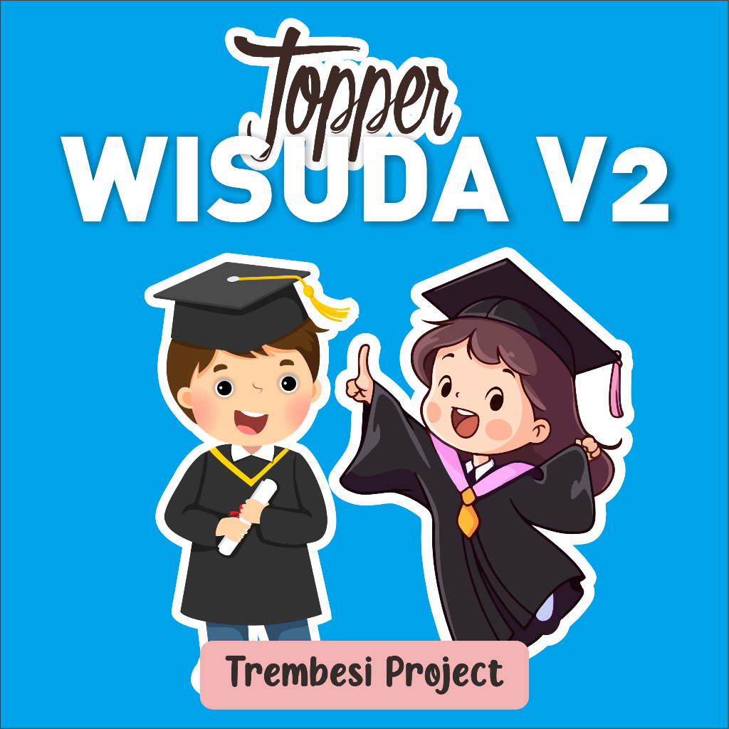 Graduation TOPPER GRADUATION V2 CHILDREN KINDERGARTEN PRIMARY SMP ...