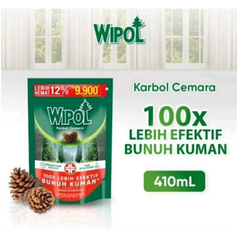 Wipol Floor Cleaner 100x Effectively Kills Germs 390ml | Shopee Malaysia