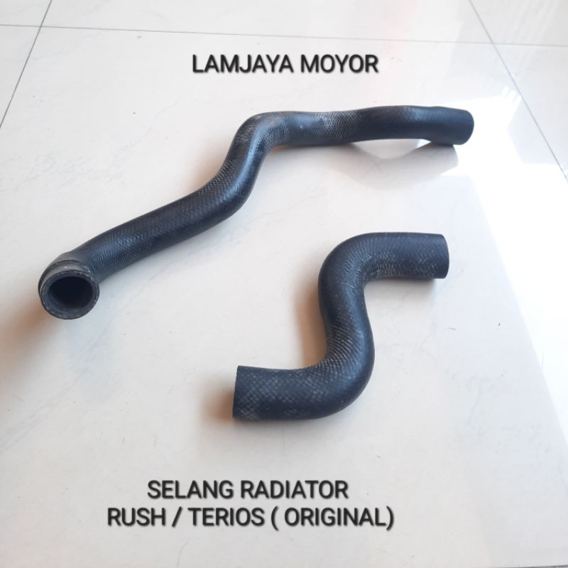 Radiator HOSE RUSH/TERIOS Car HOSE Top And Bottom ORIGINAL | Shopee ...