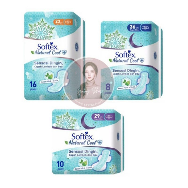 Softex NATURAL COOL SUPER SLIM WING 23CM/29CM/36CM | Shopee Malaysia