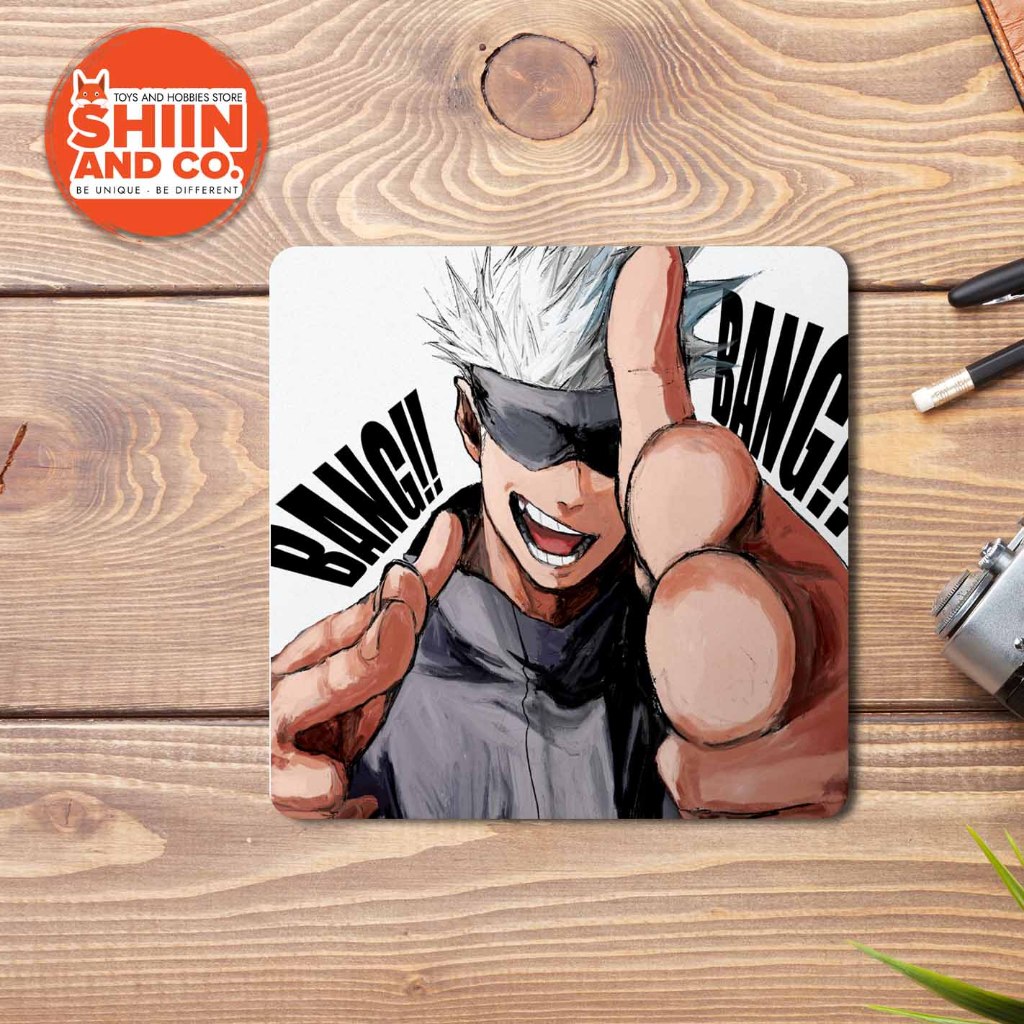 Mousepad 20x20cm Jujutsu Kaizen Anime Theme - Gojo Satoru Bang-Bang ...