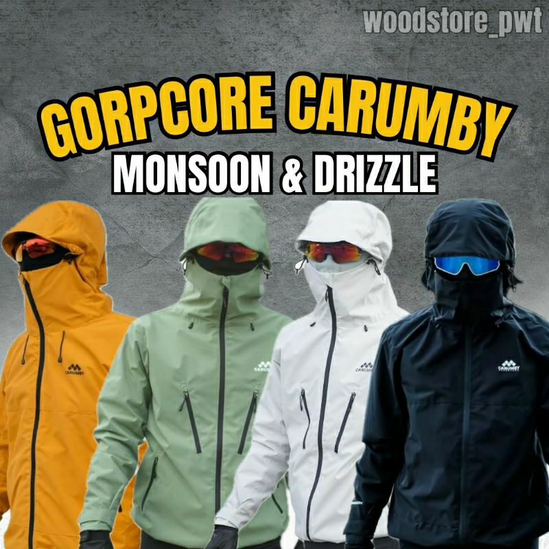 Carumby Monsoon Drizzle Gorpcore Waterproof | Shopee Malaysia
