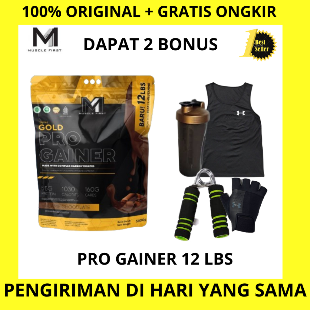 Muscle FIRST M1 PRO GAINER 12LBS 12 LB 22 SERVINGS HALAL ORIGINAL BPOM ...