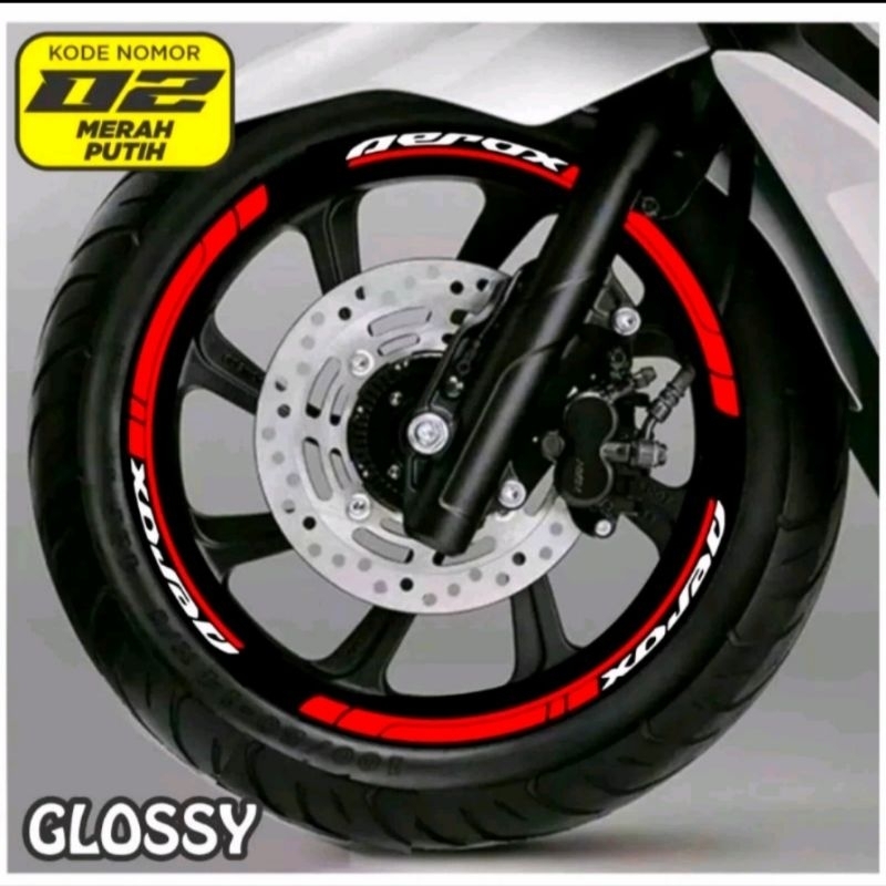 Yamaha Aerox Rim list Sticker Aerox rim cutting list Sticker | Shopee ...