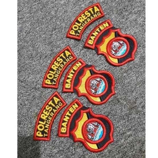 Embroidered police station logo, you can request according to order ...