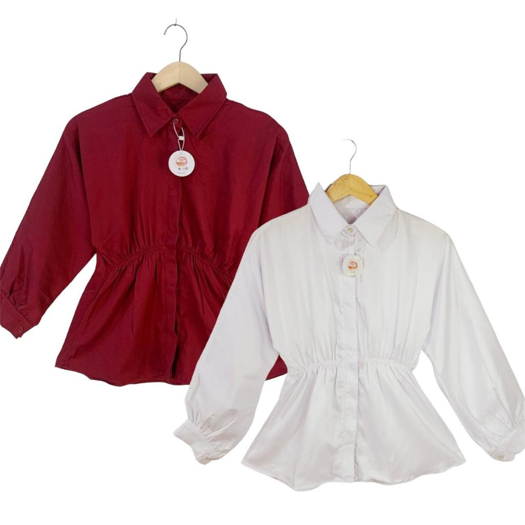 KEMEJA Ginela Girls oversize Shirt 9-14 Years Old/Girls Tops 9-14 Years ...