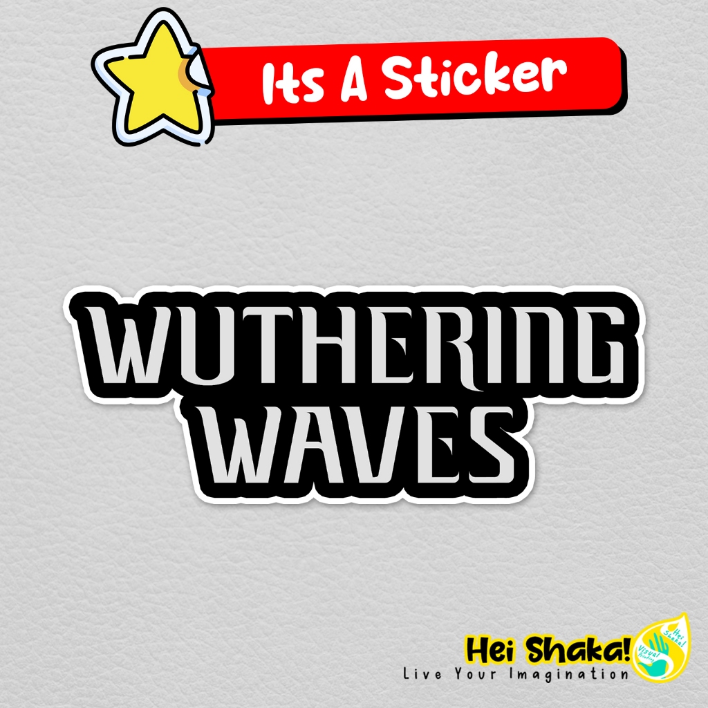 Wuthering Waves Sticker Logo Sticker Gaming Game Vinyl Waterproof ...