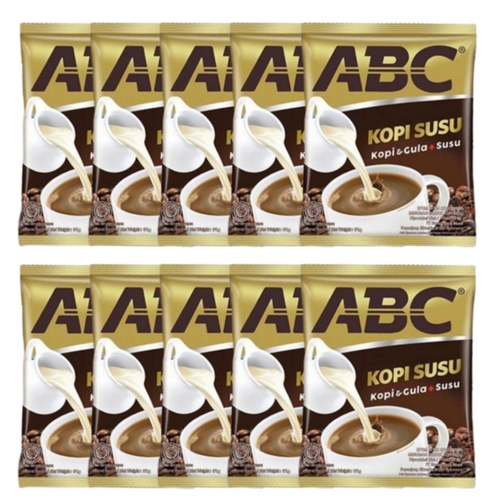 1dozen ABC Coffee Milk Contents 10 Sachets 30g | Shopee Malaysia