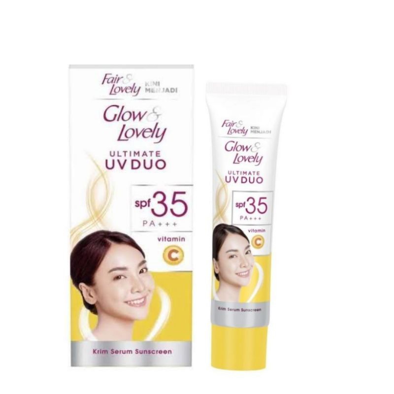 Glow & Lovely Ultimate UV Duo Serum Sunscreen SPF 35 PA+++ 20g | Shopee Malaysia