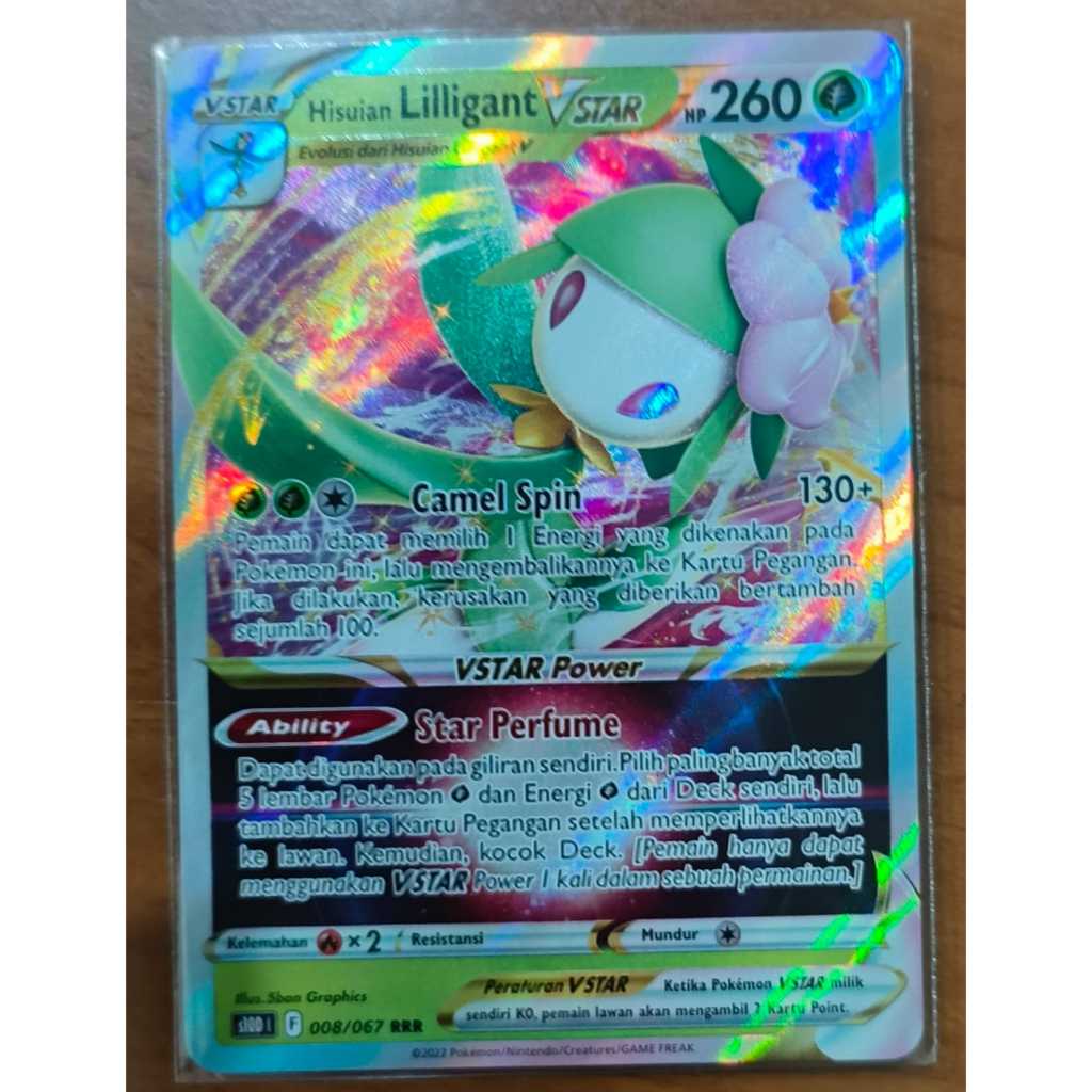 Pokemon Card Original TCG s100d 008/067 Hisuian Lilligant Vstar RRR English | Shopee Malaysia