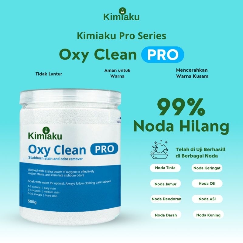 Oxy CLEAN PRO MAX - Clothes Bleach & Clothes Stain Remover/OxyAsh Anti Bacteria 500gr | Shopee ...