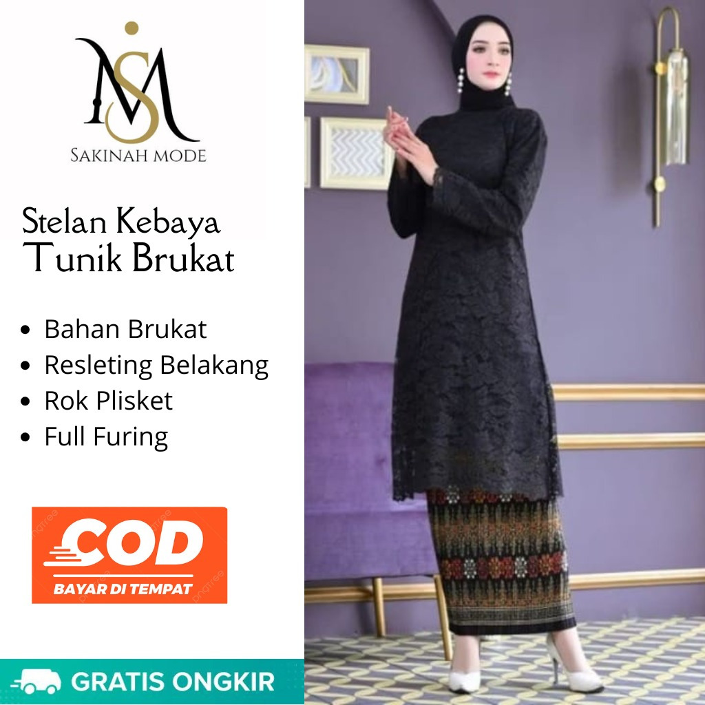 MODERN BURKAT SET / WOMEN'S BURKAT KEBAYA / KEBAYA / GRADUATION KEBAYA ...