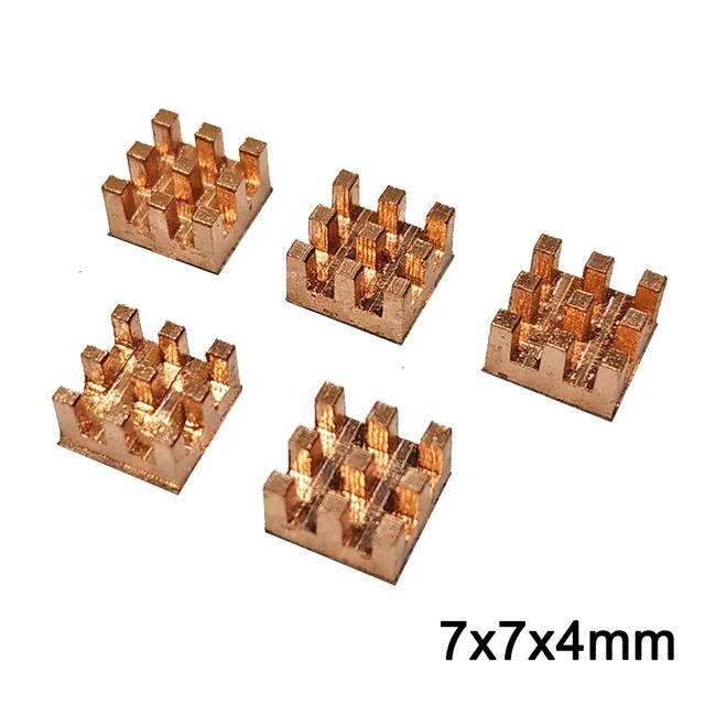 Pure Copper Mini Heatsink 7x7x4 7*7*4 mm cooling overlock iceriver ks0 ...