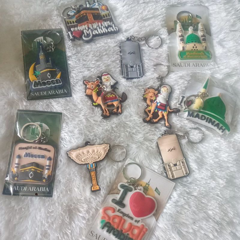 GANTUNGAN Makkah Madinah Camel Saudi Arabia Premium Keychain - Umrah ...