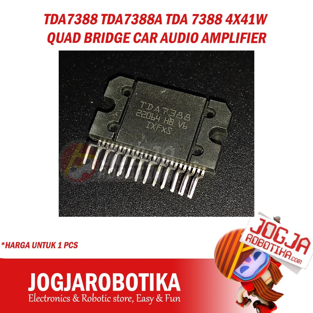 Tda7388 TDA7388A TDA 7388 4X41W QUAD BRIDGE CAR AUDIO AMPLIFIER | Shopee Malaysia