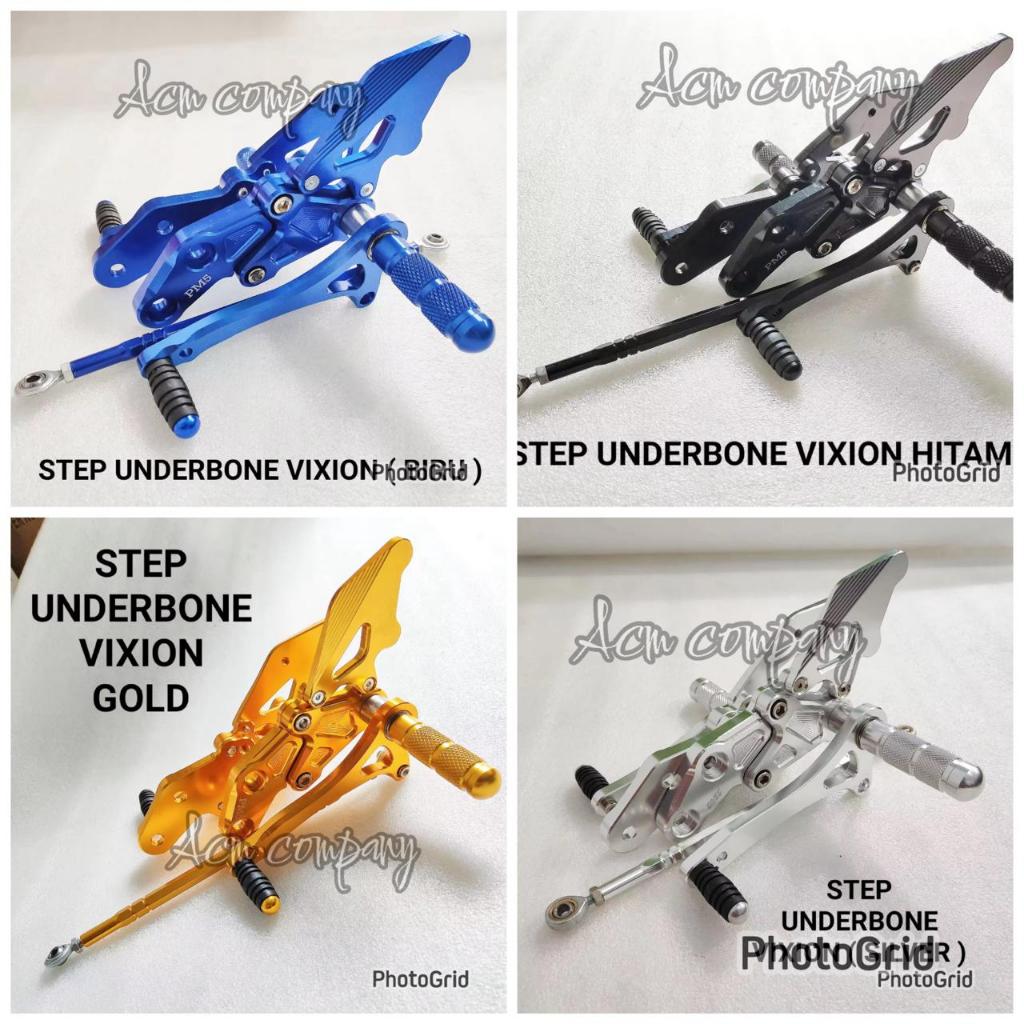 Underbone Underbon Step FULL CNC PNP VIXION OLD NEW - XABRE - R15 V1 V2 ...