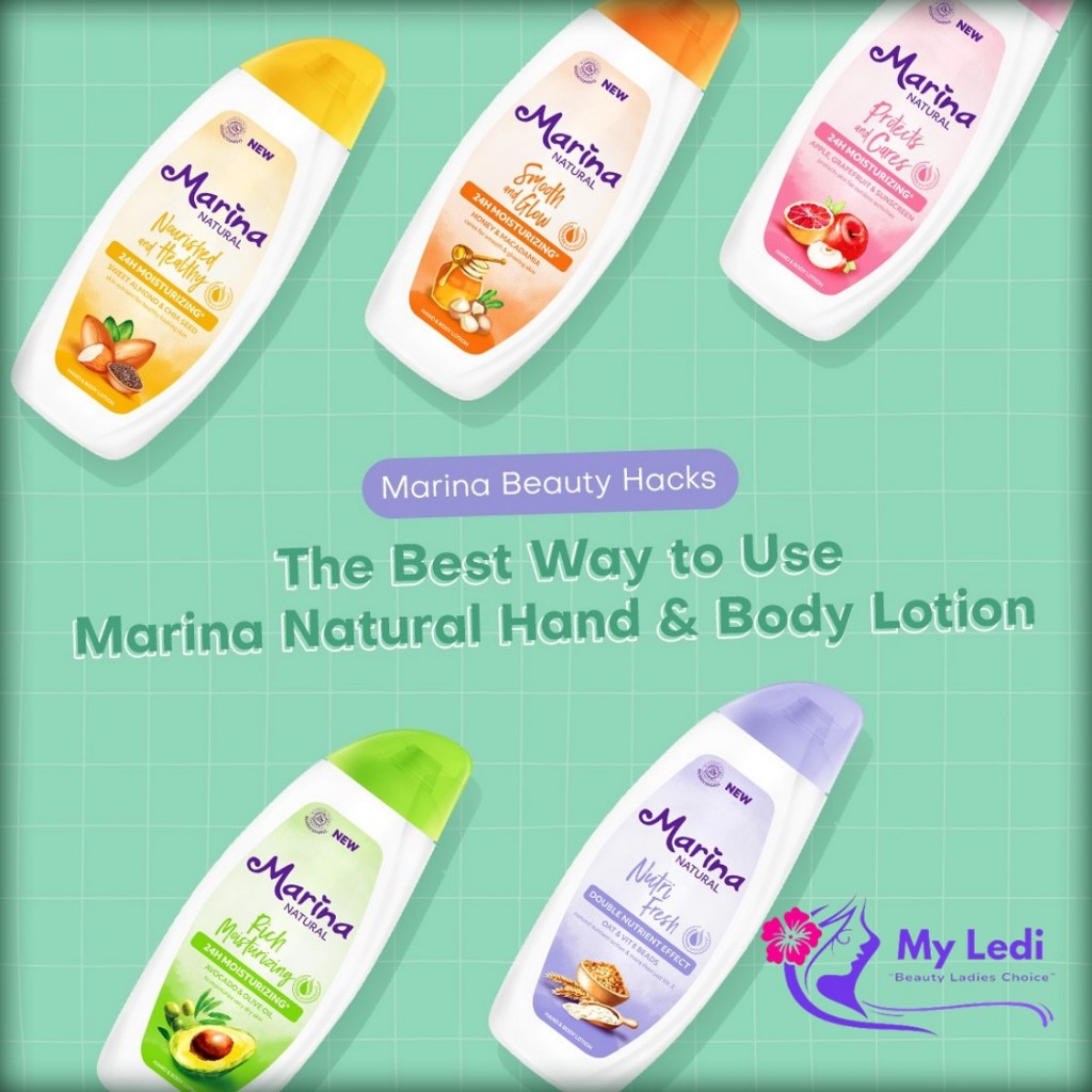 Marina Natural Hand and Body Lotion 95ml - Moisturizing Skin - My Ledi ...