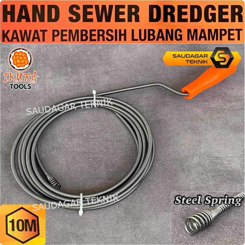 Anti-Clog Wire 10 Meters Pipe Drain Cleaner 10M Wire Cleaning Water ...