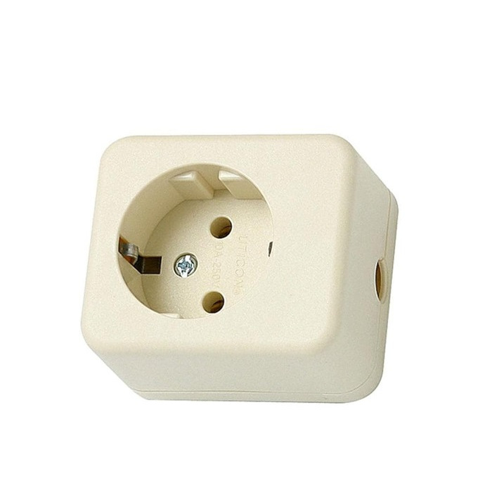 Uticon Electrical Socket 1 2 3 4 5 6 Holes Uticon Ground Contact ...