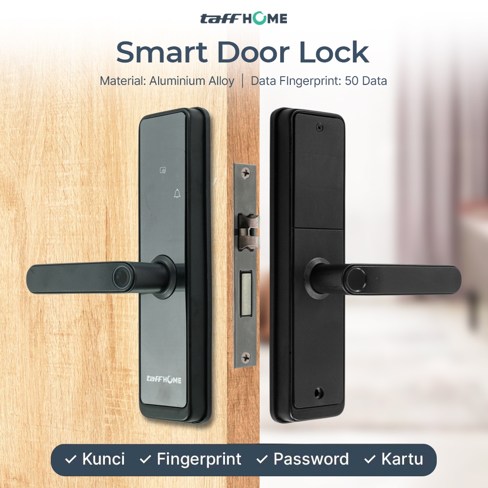 Smart Door Lock Smart Door Lock Password Fingerprint Card RFID Card ...