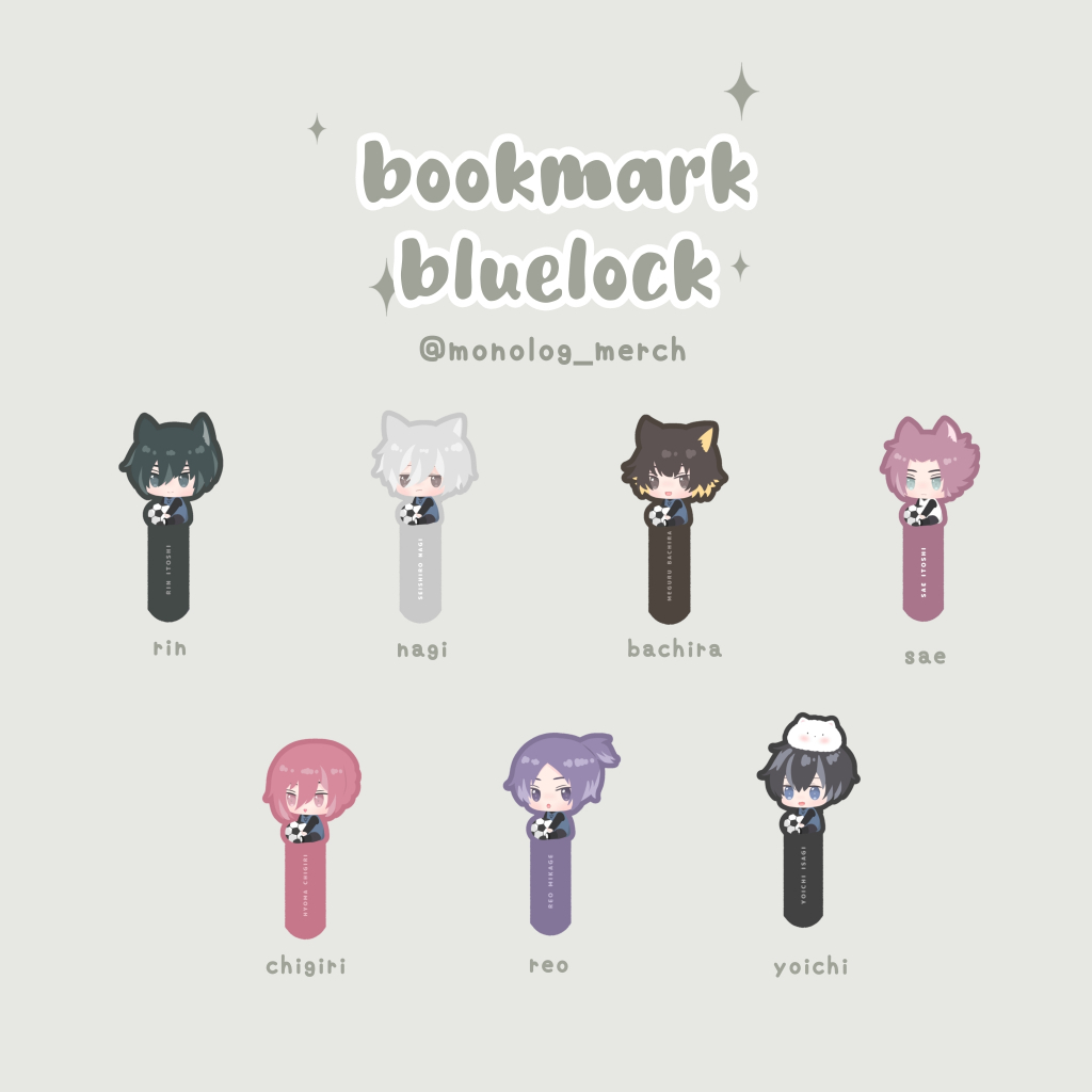 Blue lock anime bookmark | Shopee Malaysia