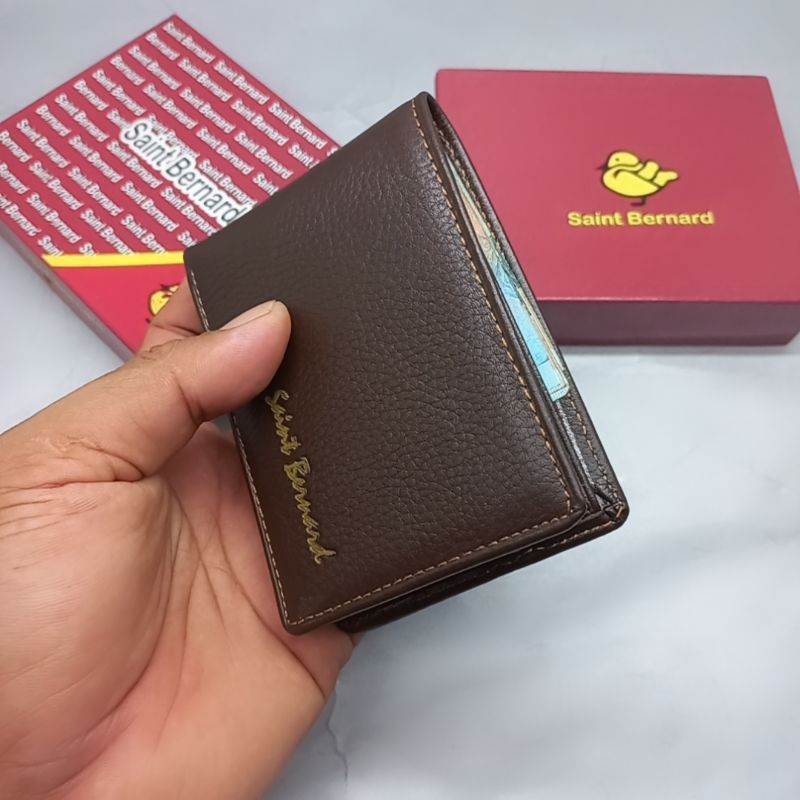 8X10 CM Mini Wallet Genuine Leather Men's Wallet Slim Mini Wallet Free ...