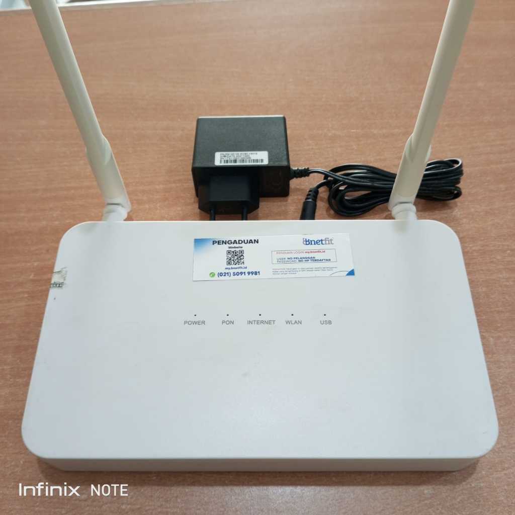 Gpon ONT ONT F670L V7.1 DUAL-BAND Blue PORT+Adapter (Used NORMAL ...