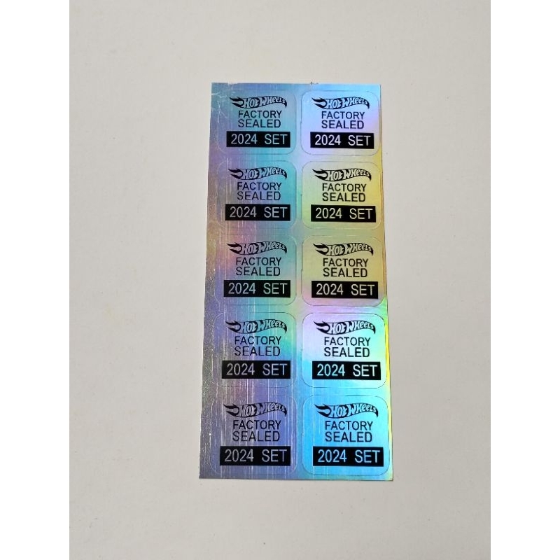 Hologram Factory Sealed Stickers, pack of 10 | Shopee Malaysia