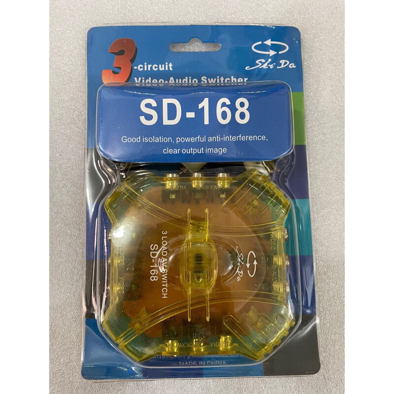 Av Selector 3 Way SD-168 3 input 1 output Av Selector TV Switch ...