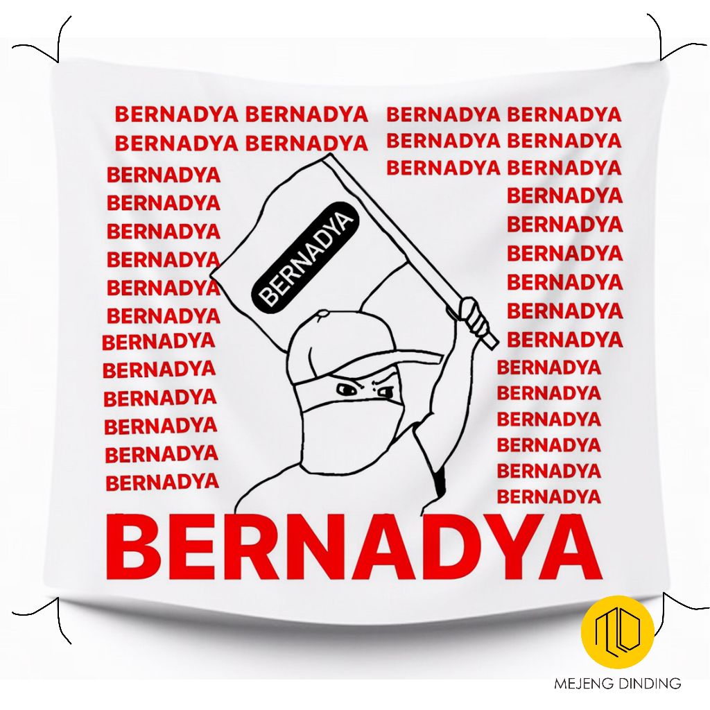 Bernadya flag / fan made bernadya flag / meme flag | Shopee Malaysia