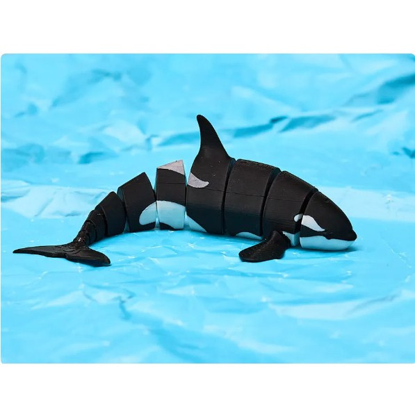 Funny Educational Toys Articulated Orca Whale Toy - Latest Flexible ...