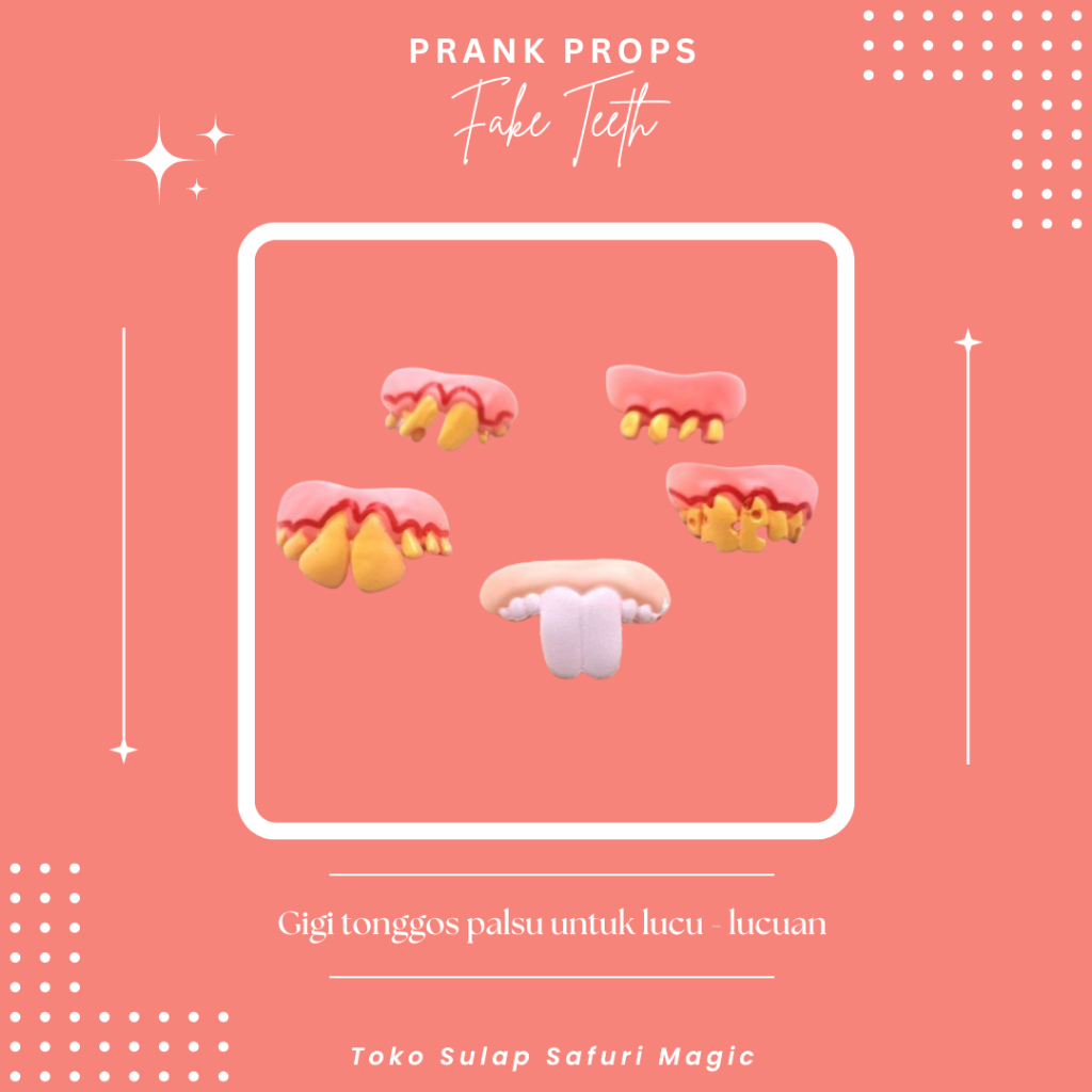 Tonggos Teeth Prank Tools - Prank Teeth - Mischievous Toys - Magic Shop ...