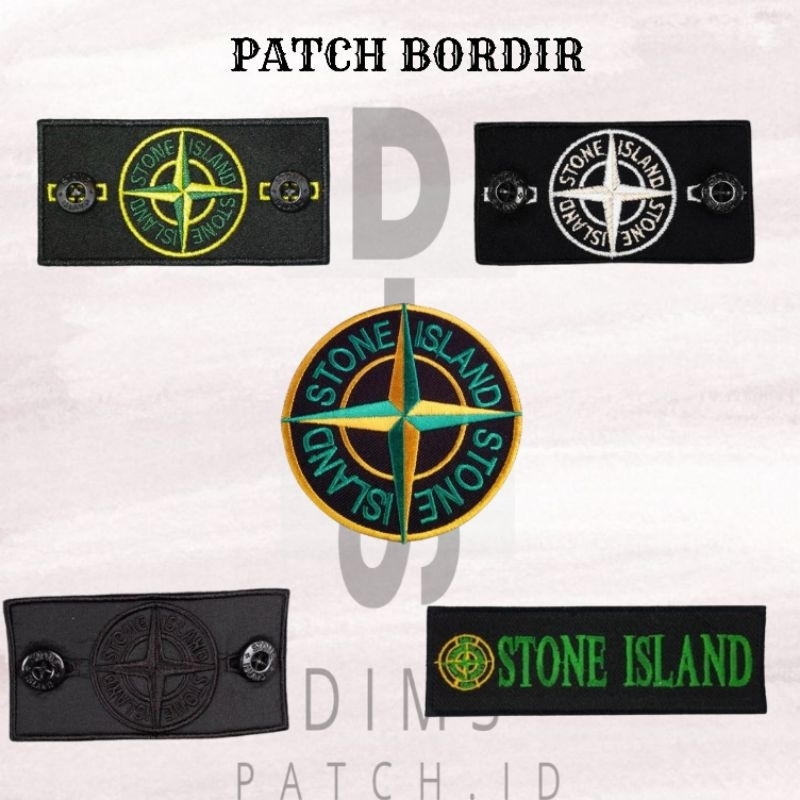 Iron Patch Embroidered Emblem Stone Island Patch Embroidered ...