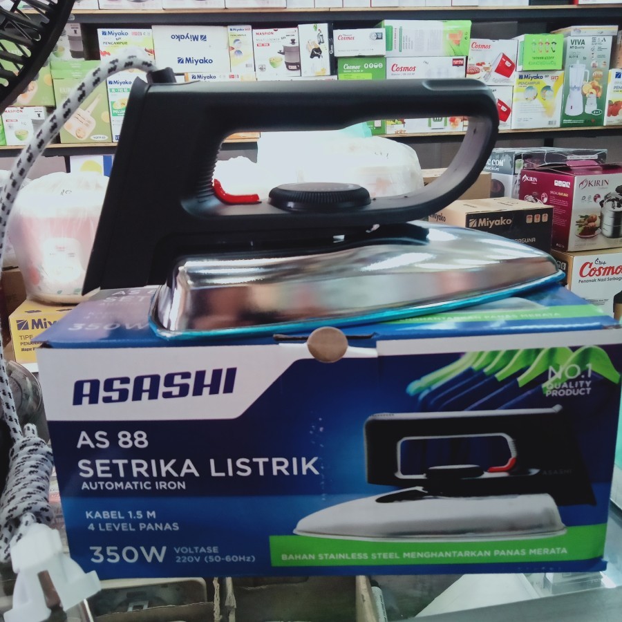 ASASHI AS 88 Electric Iron Heat Evenly SNI | Shopee Malaysia