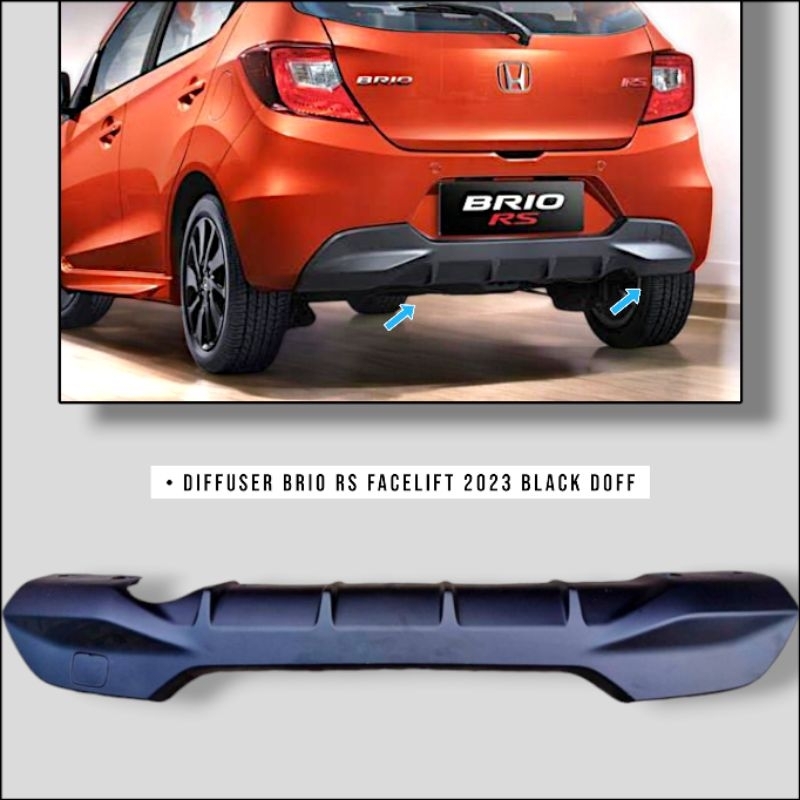 Brio RS Facelift 2023 Brio Rear Body Kit Diffuser 2018 - Current Year ...