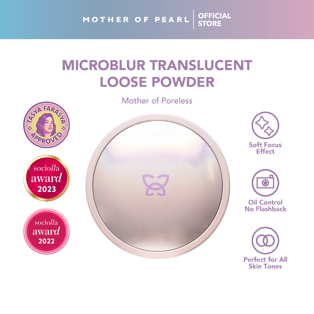 Mop - Microblur Translucent Loose Powder [Made by Tasya [Unit] | Shopee ...
