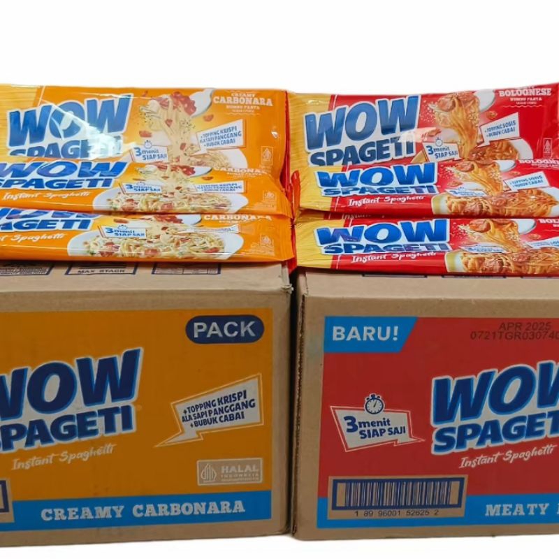 Pack of 10 Pcs Wow Spaghetti Bolognese Carbonara | Shopee Malaysia