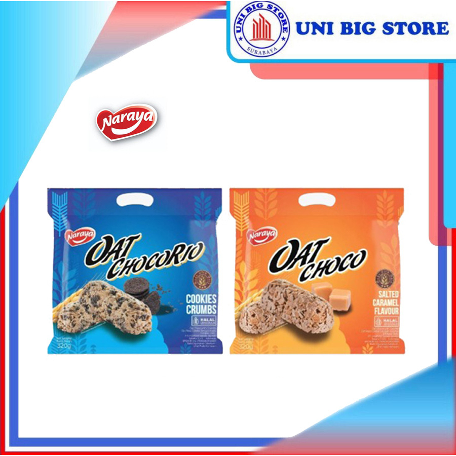 Naraya Oat Chocorio Cookies Crumbs | Choco Salted Caramel 320 gr BAG ...