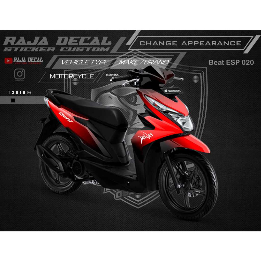 Decal Sticker Beat Street Fullbody Beat Esp Street Fi 2016 2017 2018 ...