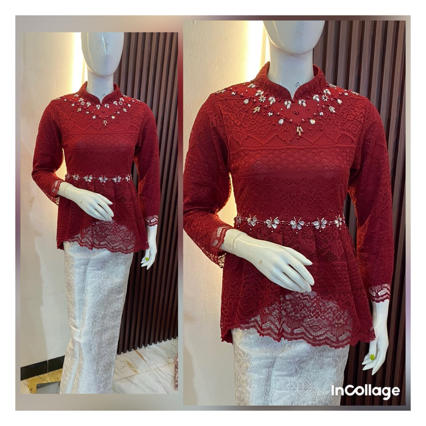 Modern kebaya/brocade kebaya/nice kebaya/elsa blessing | Shopee Malaysia