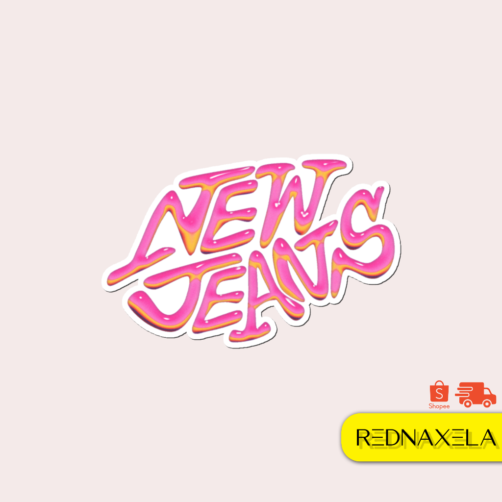New Jeans Vinyl Sticker 1 Waterproof Outdoor Suitcase Sticker | Shopee ...