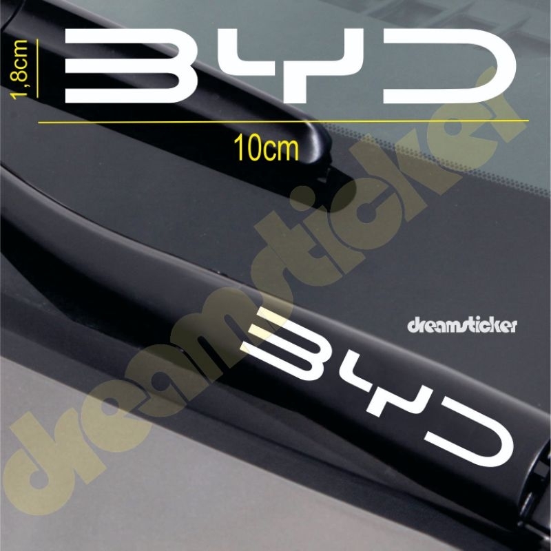 Byd Car Wiper Cutting Sticker Sticker | Shopee Malaysia