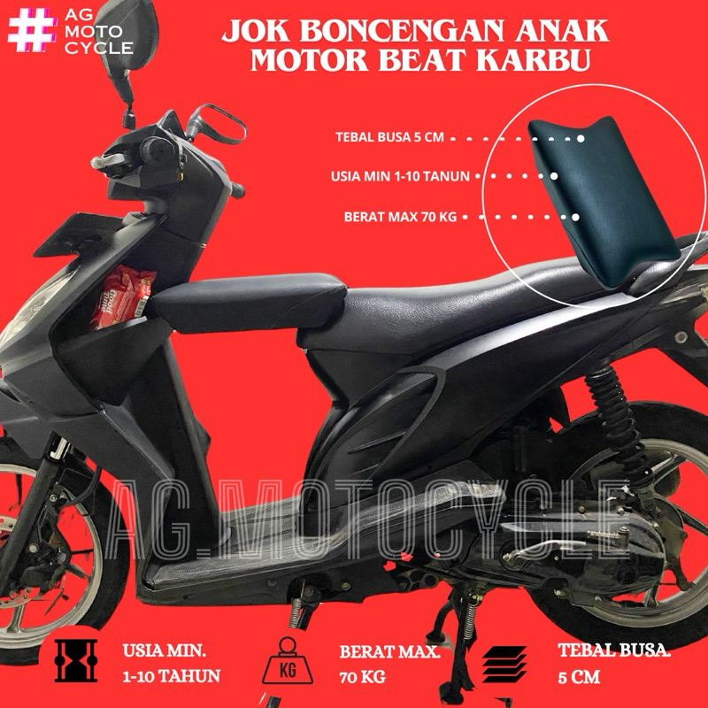 2008 to 2024 Beat Motorcycle Child Pillion Seat Child Seat for Premium ...