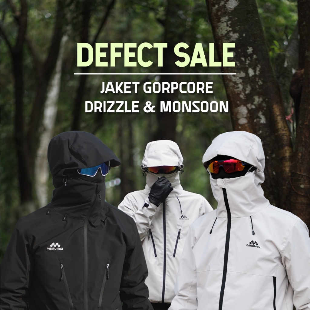 DEFECT CARUMBY MONSOON & DRIZZLE JACKET | Shopee Malaysia
