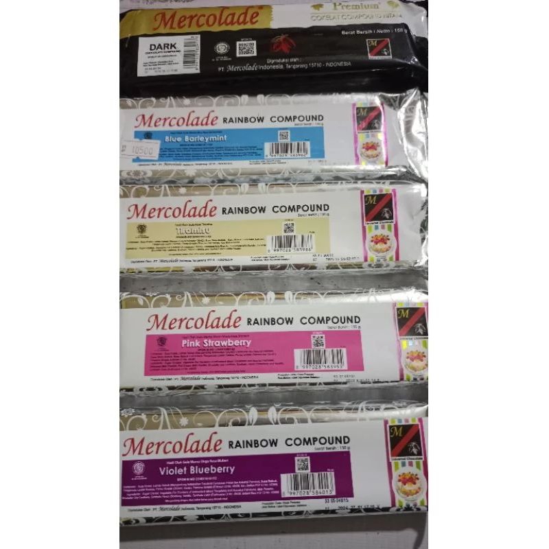 Mercolade CHOCOLATE COMPOUND CHOCOLATE STEM 150 GRAM - VARIOUS FLAVORS ...