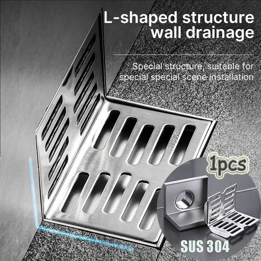 SIKU 3.5inch Strainer Got SUS 304 Stainless Steel Elbow L Strainer ...