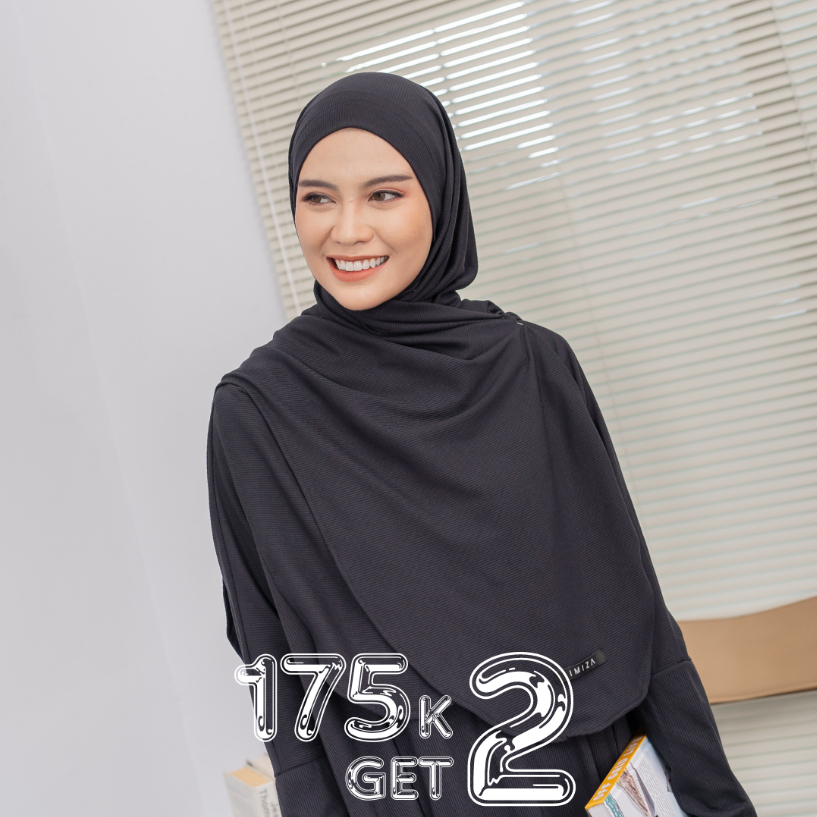 Imiza - ZORA INSTANT HIJAB(RIB KNIT) | Shopee Malaysia