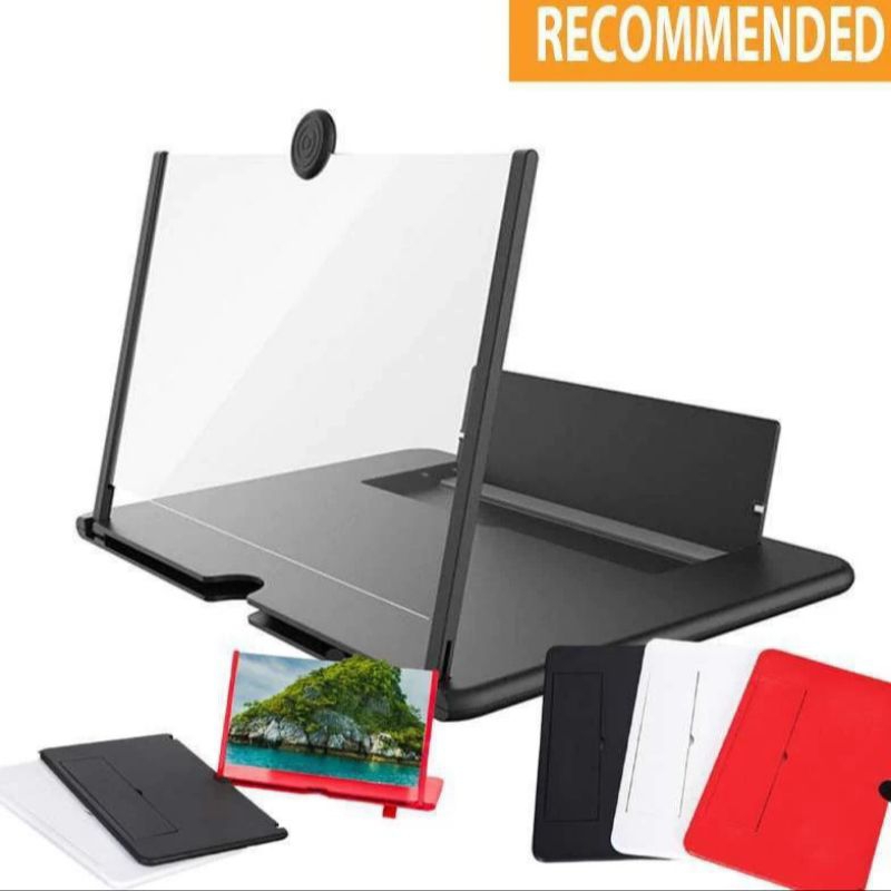 HP LAYAR 3d cellphone Screen magnifier F6 F12 F3 10 inch Folding Screen ...