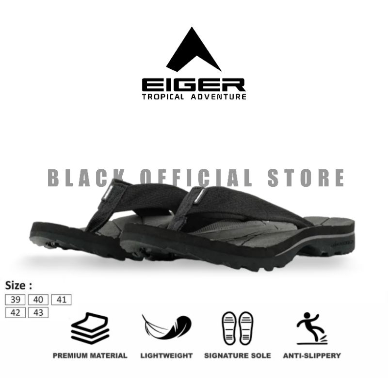 Original ElGER1998 OUTDOOR JAPIT CASUAL FULL BLACK | Shopee Malaysia