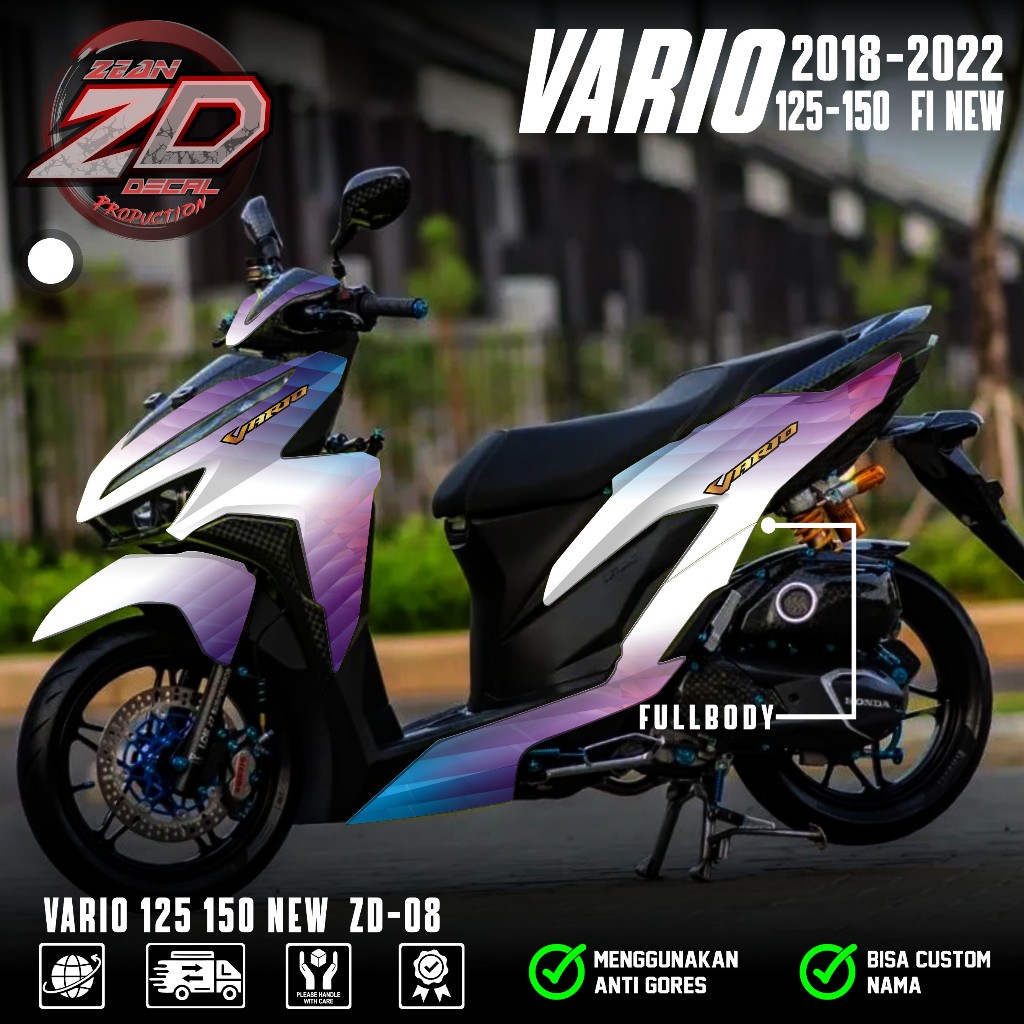 Terbaru Decal Sticker Honda Vario New 125 150 Full body - Sticker ...